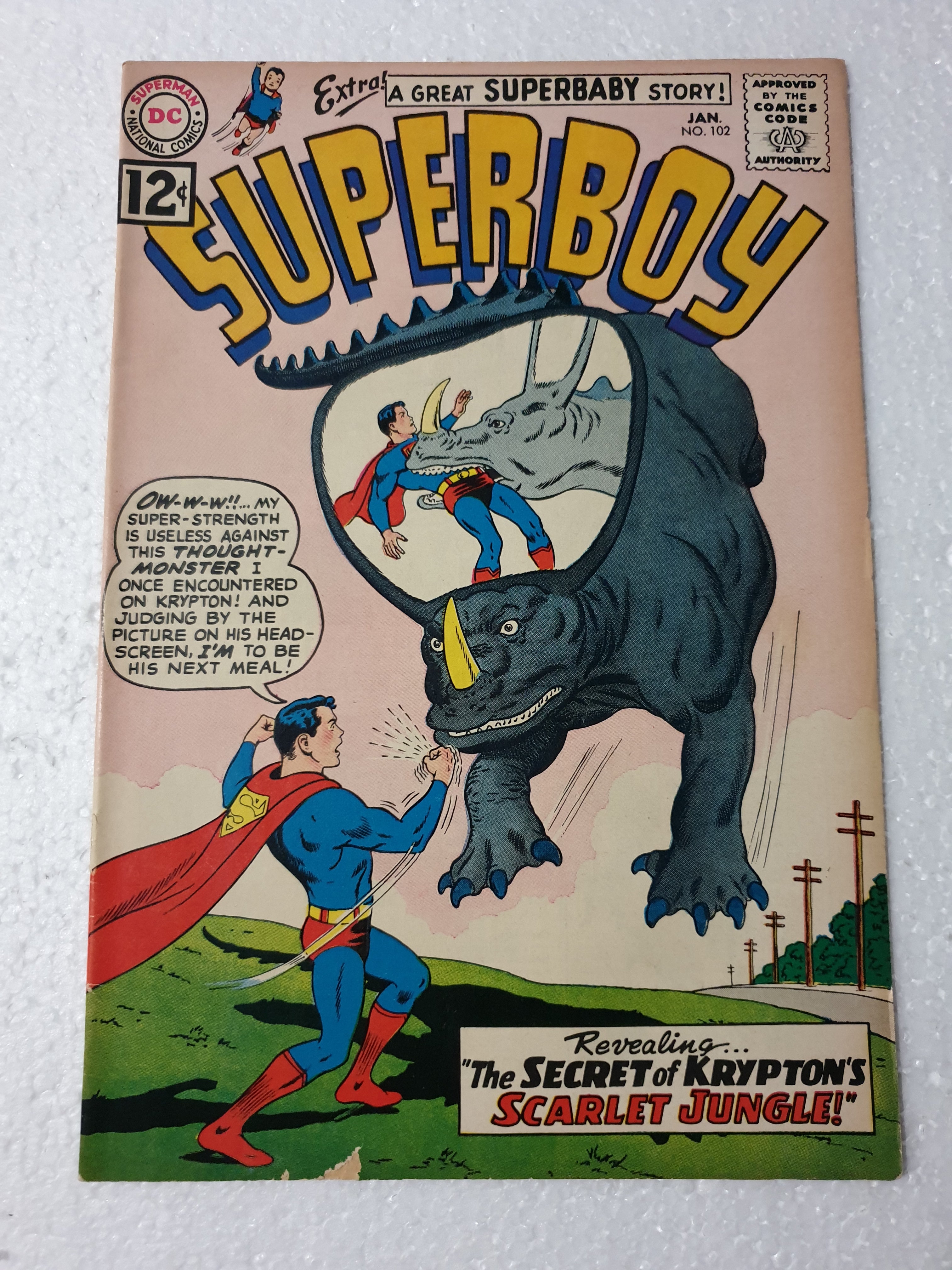 Superboy #102 (1963) - VG – Slab Head Comics